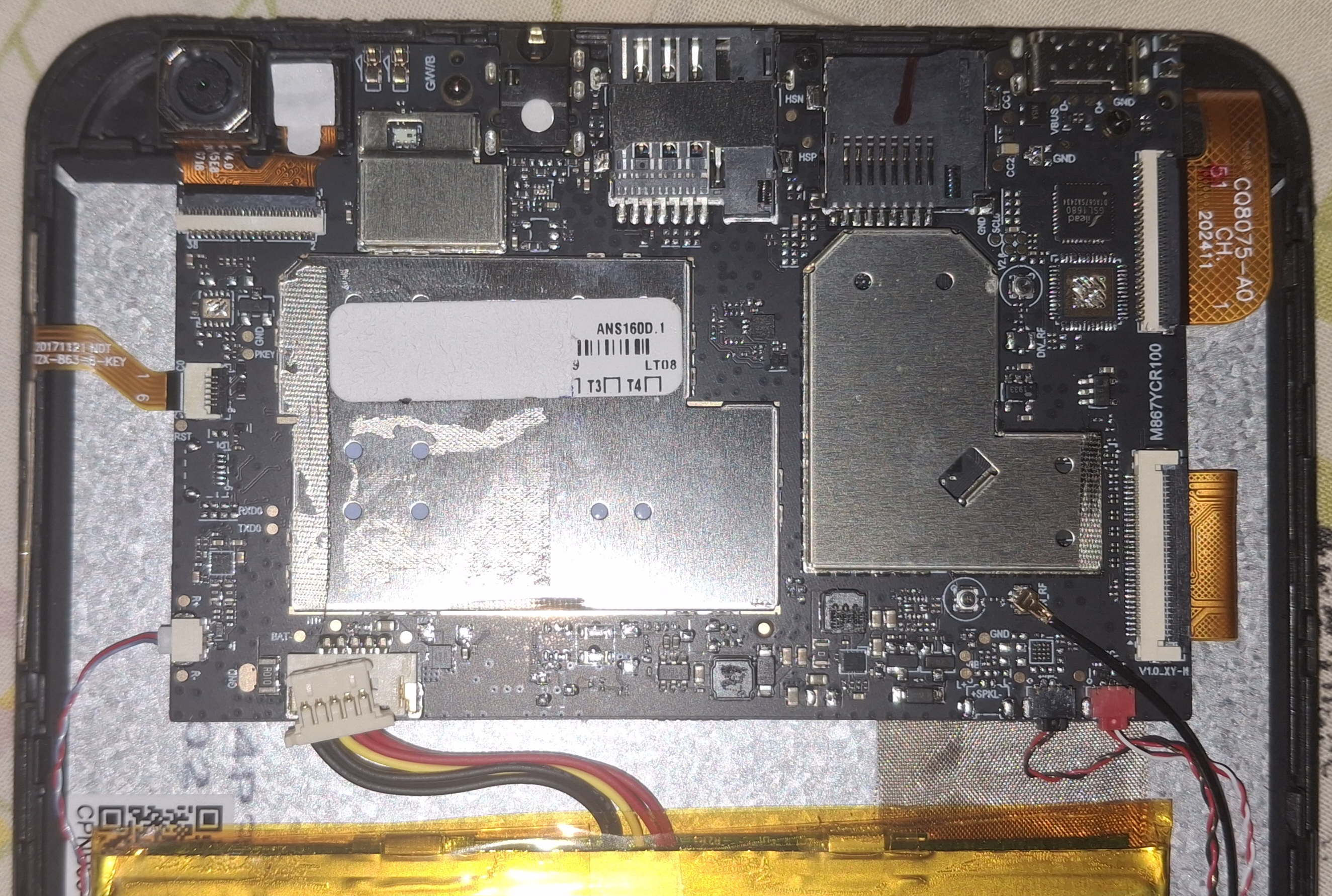 Especificações do tablet Multilaser M8 4G SO0V
